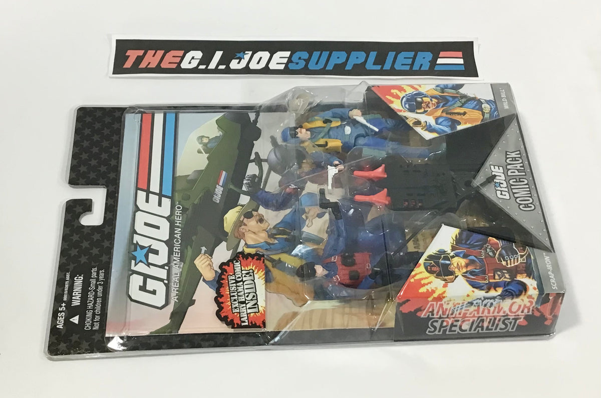 2008 25TH ANNIVERSARY G.I. JOE COBRA COMIC PACK WILD BILL V12 / SCRAP ...