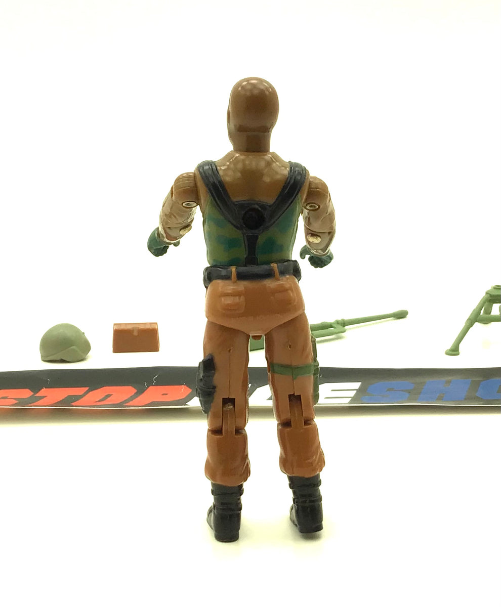 1984 VINTAGE ARAH G.I. JOE ROADBLOCK V1 MACHINE GUNNER LOOSE 100% COMP ...