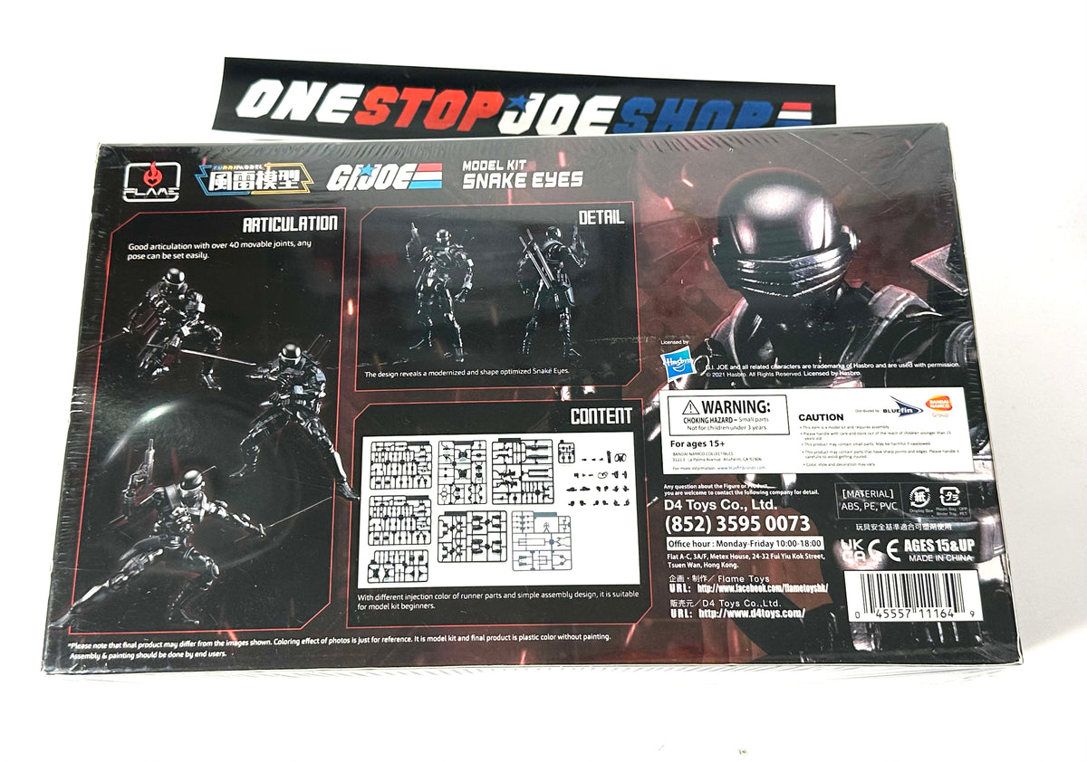 2023 G.I. JOE SNAKE EYES MODEL KIT NEW SEALED – THE G.I. JOE SHOP ...