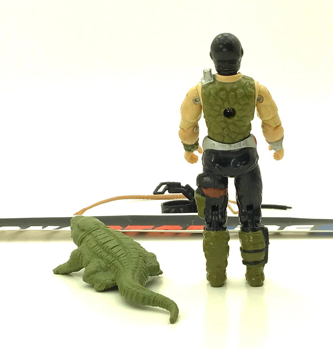 1987 VINTAGE ARAH G.I. JOE COBRA CROC MASTER V1 COBRA REPTILE TRAINER ...