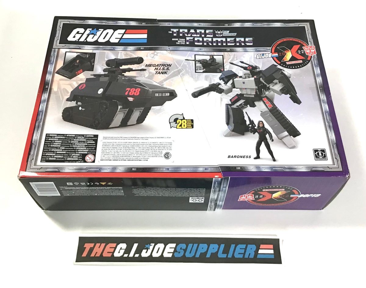 2022 RETRO LINE TRANSFORMERS MASH-UP G.I. JOE COBRA MEGATRON / H.I.S.S ...