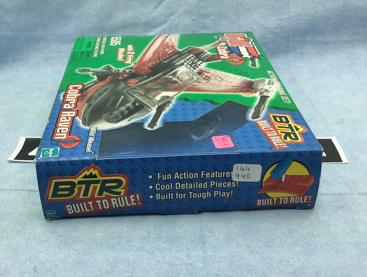 2003 BTR G.I. JOE COBRA RAVEN W/ WILD WEASEL BUILT TO RULE VEHICLE BOX ...