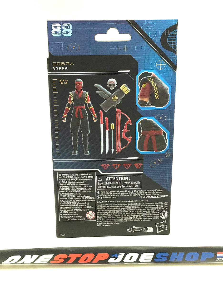 2023 CLASSIFIED G.I. JOE COBRA PYTHON PATROL PATROL VYPRA #88 6" FIGUR ...