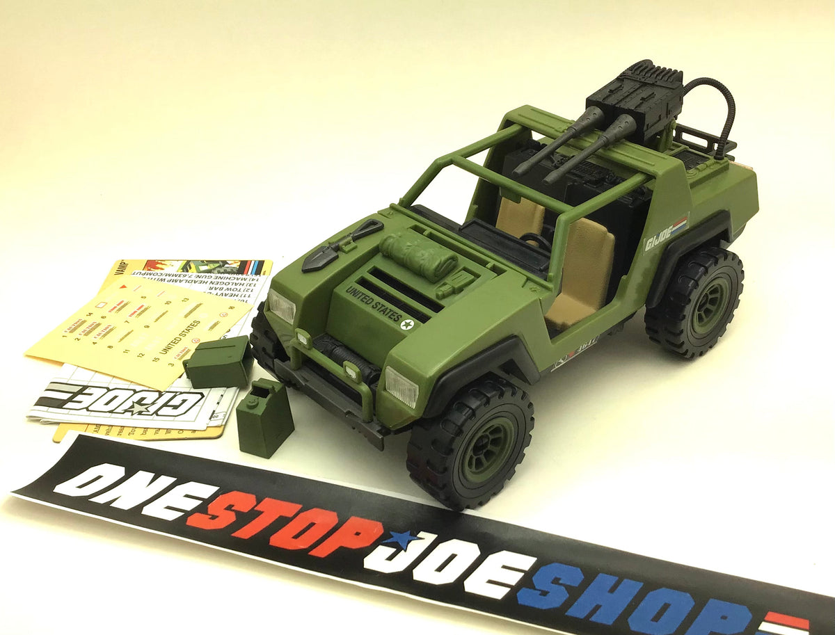 2008 25TH ANNIVERSARY G.I. JOE VAMP JEEP VEHICLE ONLY NEW LOOSE 100% C ...