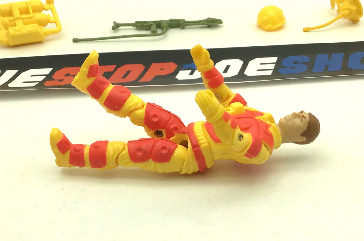 1984 VINTAGE ARAH G.I. JOE BLOWTORCH V1 FLAMETHROWER LOOSE 100% COMPLE ...