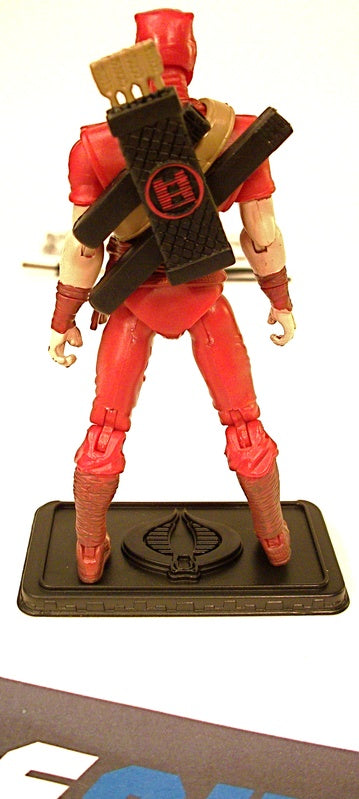 2008 25TH ANNIVERSARY G.I. JOE COBRA RED NINJA V3 SNAKE EYES VS. RED N ...
