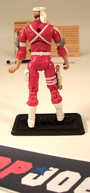 2008 25TH ANNIVERSARY G.I. JOE ARASHIKAGE HARD MASTER V1 COMIC PACK LO ...