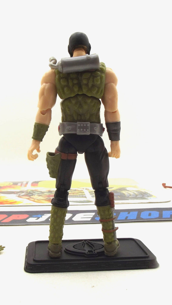 2008 25TH ANNIVERSARY G.I. JOE COBRA CROC MASTER V3 WAVE 10 LOOSE 100% ...