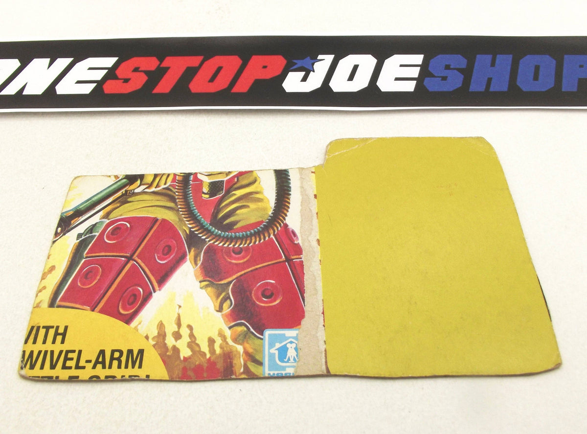 1984 VINTAGE ARAH BLOWTORCH V1 FILE CARD (a) – THE G.I. JOE SHOP ...