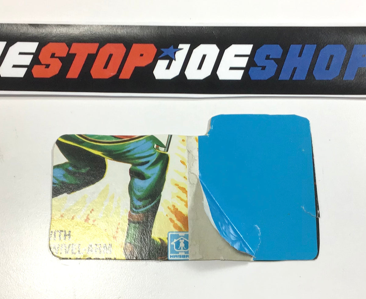 1982 1983 VINTAGE ARAH G.I. JOE FLASH V1.5 FILE CARD (a) – THE G.I. JOE ...