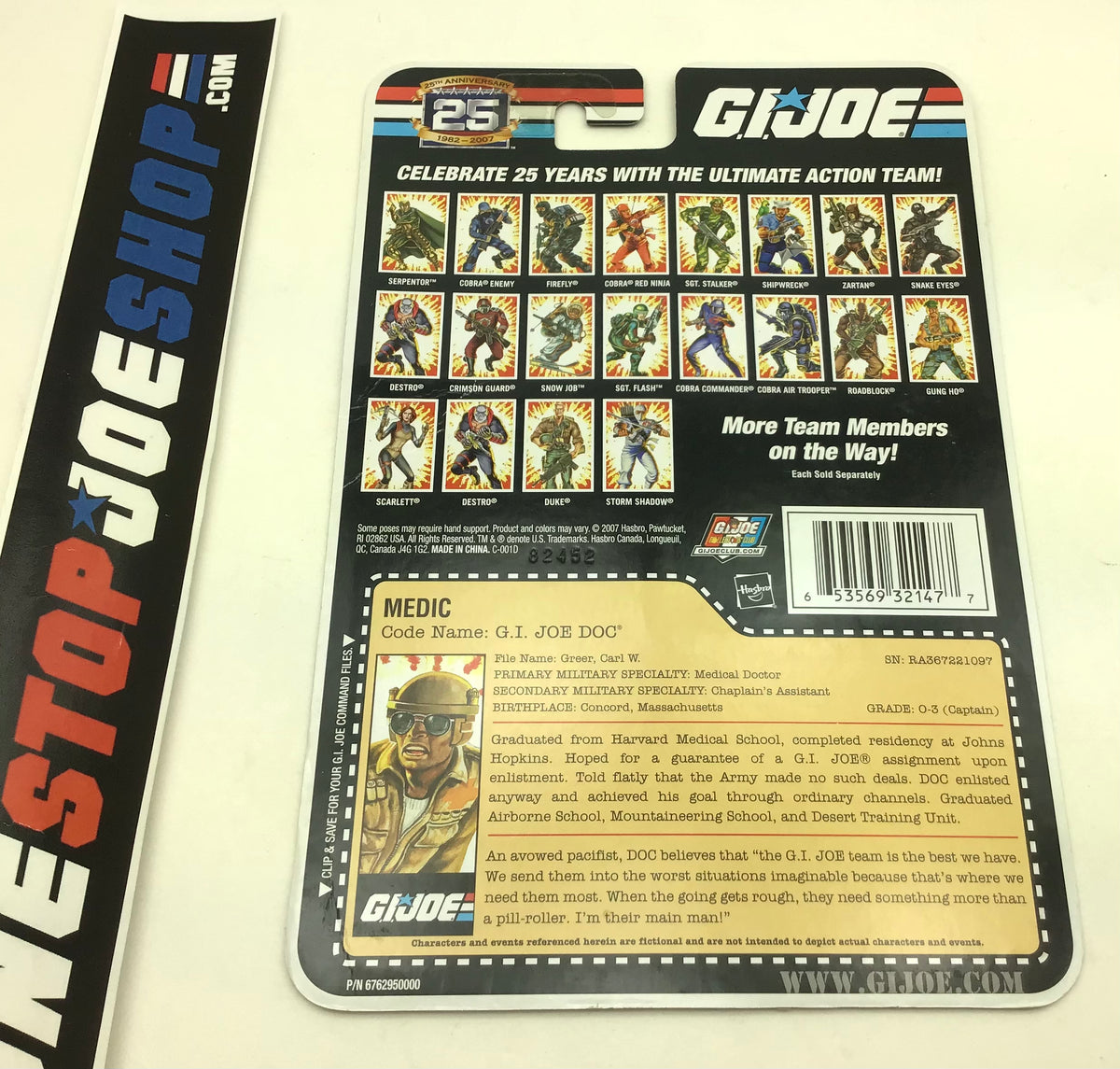 2008 25TH ANNIVERSARY DOC V2 FULL FILE CARD – THE G.I. JOE SHOP ...