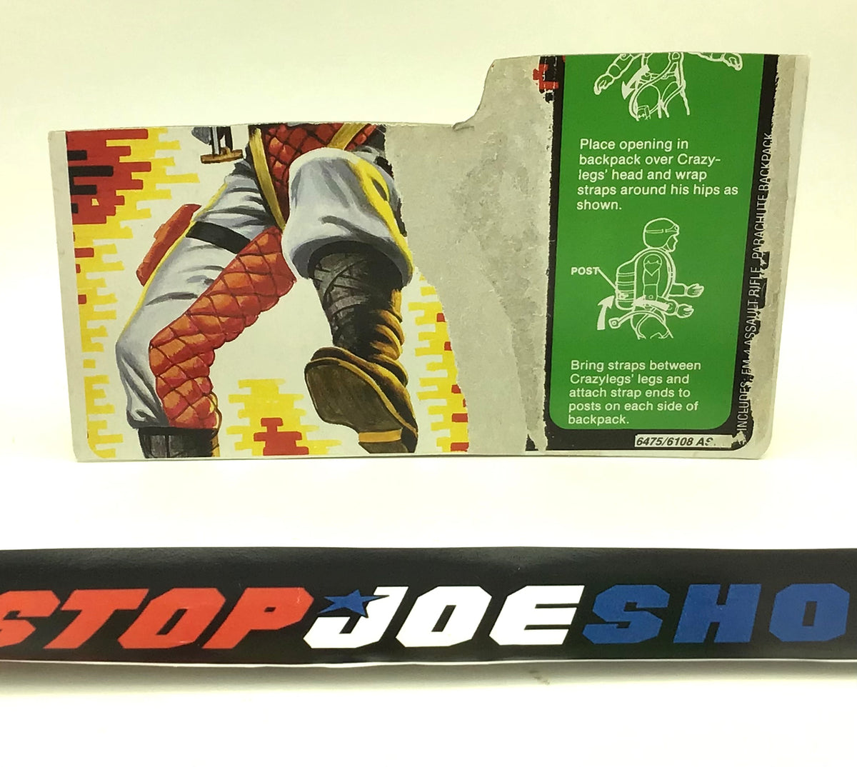 1987 VINTAGE ARAH CRAZYLEGS V1 FILE CARD (c) – THE G.I. JOE SHOP ...