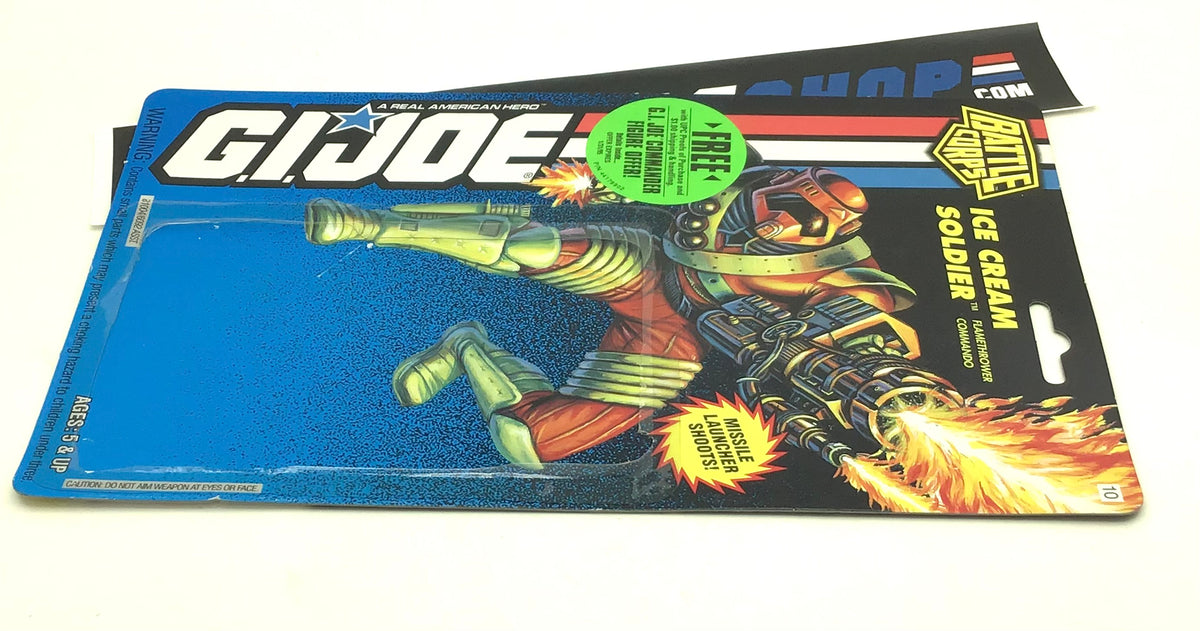 1994 VINTAGE ARAH ICE CREAM SOLDIER V1 FULL FILE CARD – THE G.I. JOE ...