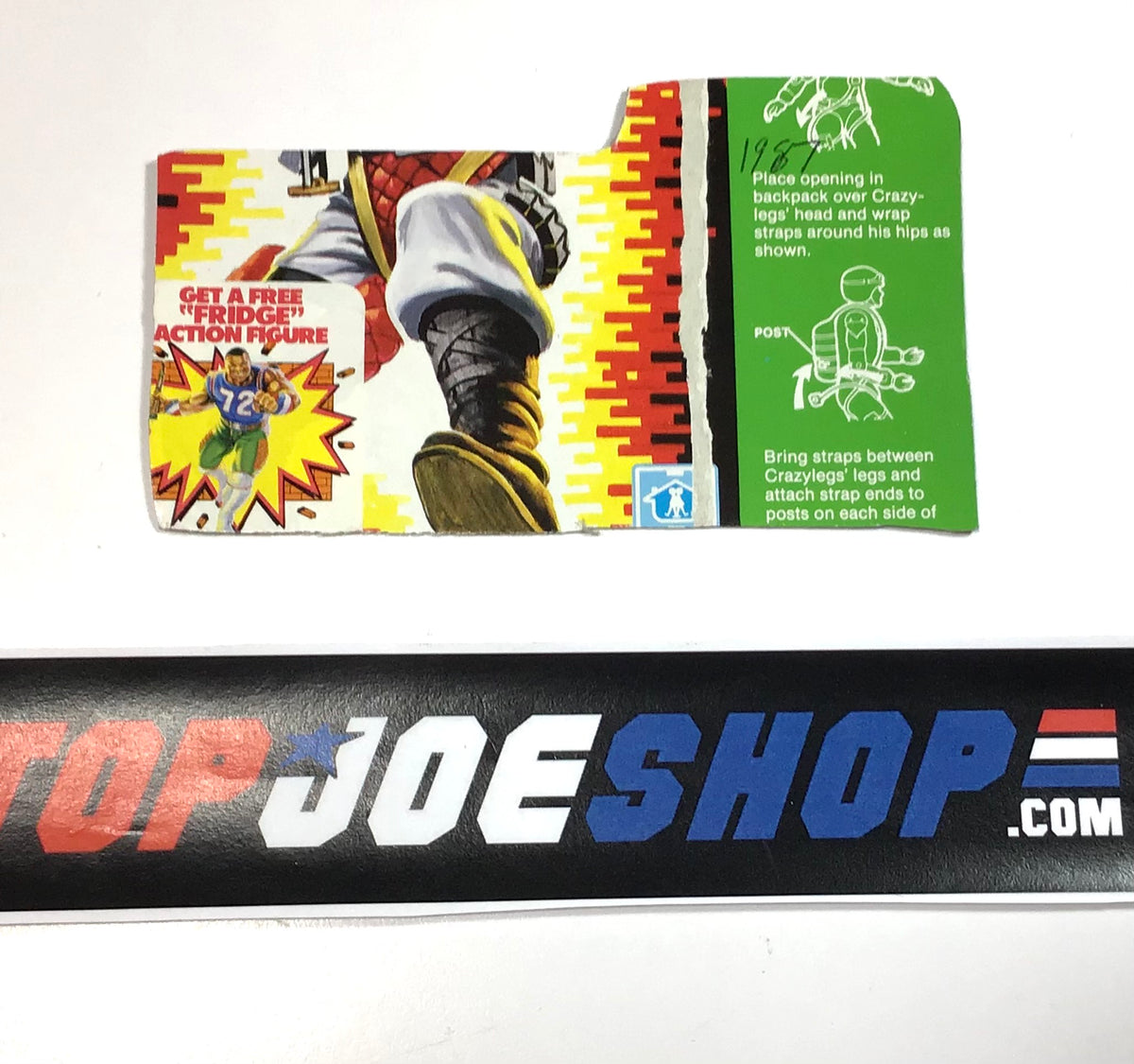 1987 VINTAGE ARAH CRAZYLEGS V1 FRIDGE OFFER FILE CARD (b) – THE G.I ...