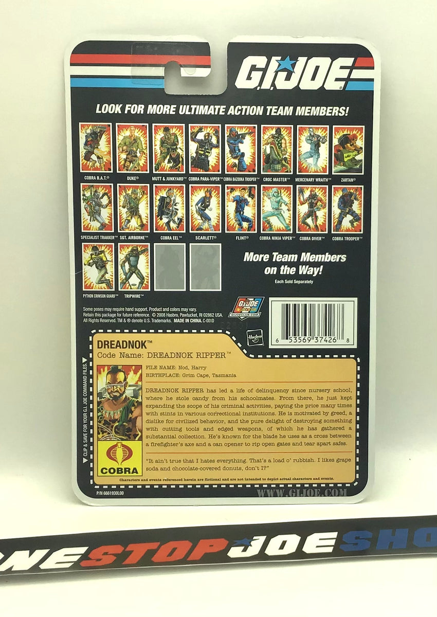2008 25TH ANNIVERSARY DREADNOK RIPPER V7 FULL FILE CARD (a) – THE G.I ...