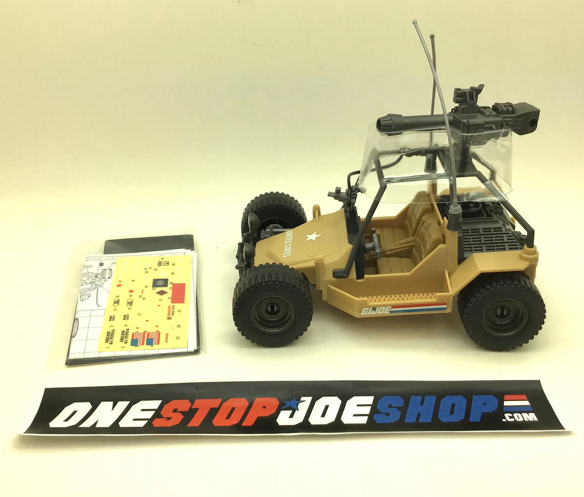 2008 25TH ANNIVERSARY G.I. JOE DESERT A.W.E. AWE STRIKER VEHICLE ONLY ...
