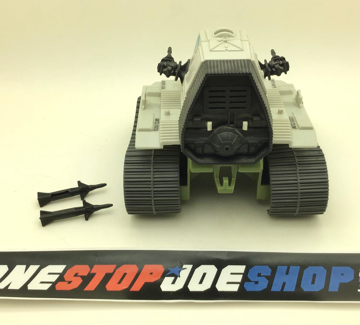1986 VINTAGE ARAH G.I. JOE TRIPLE T TANK VEHICLE ONLY LOOSE 100% COMPL ...