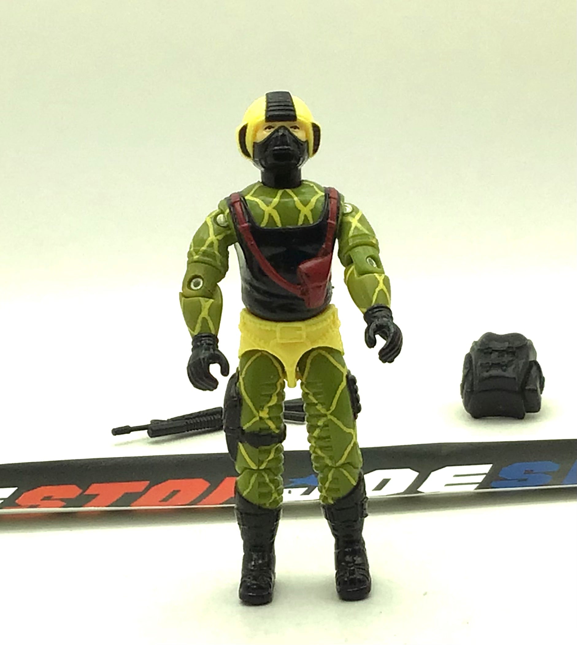 1989 VINTAGE ARAH G.I. JOE COBRA COPPERHEAD V2 PYTHON PATROL SWAMP FIG ...