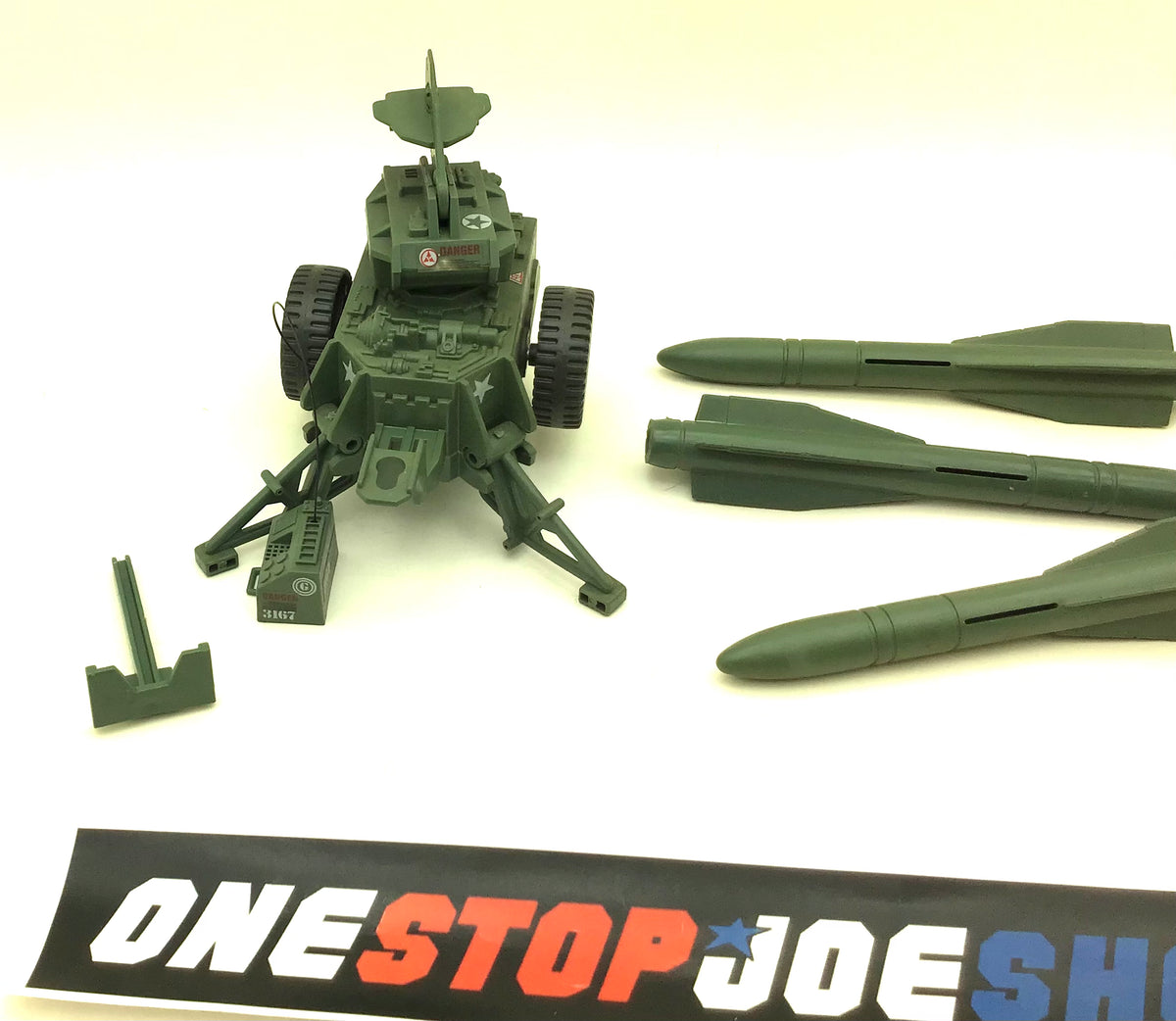 1982 VINTAGE ARAH G.I. JOE M.M.S. MMS MOBILE MISSILE SYSTEM VEHICLE ON ...