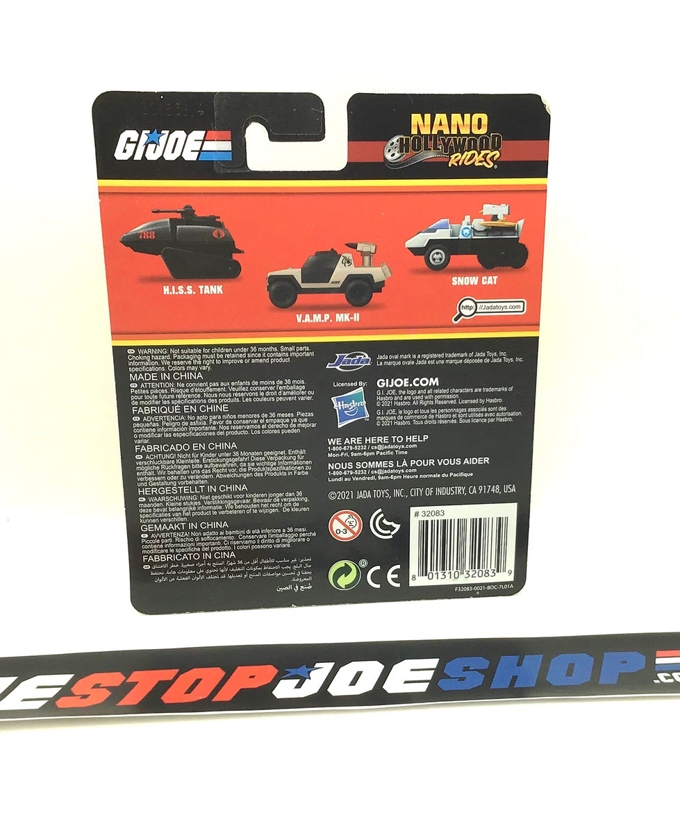 2020 JADA G.I. JOE COBRA NANO HOLLYWOOD RIDES 3-PACK NEW SEALED – THE G ...
