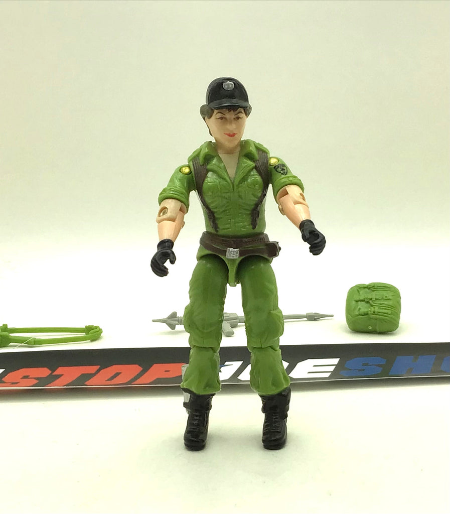 1985 VINTAGE ARAH G.I. JOE LADY JAYE V1 COVERT OPERATIONS LOOSE 100% C ...