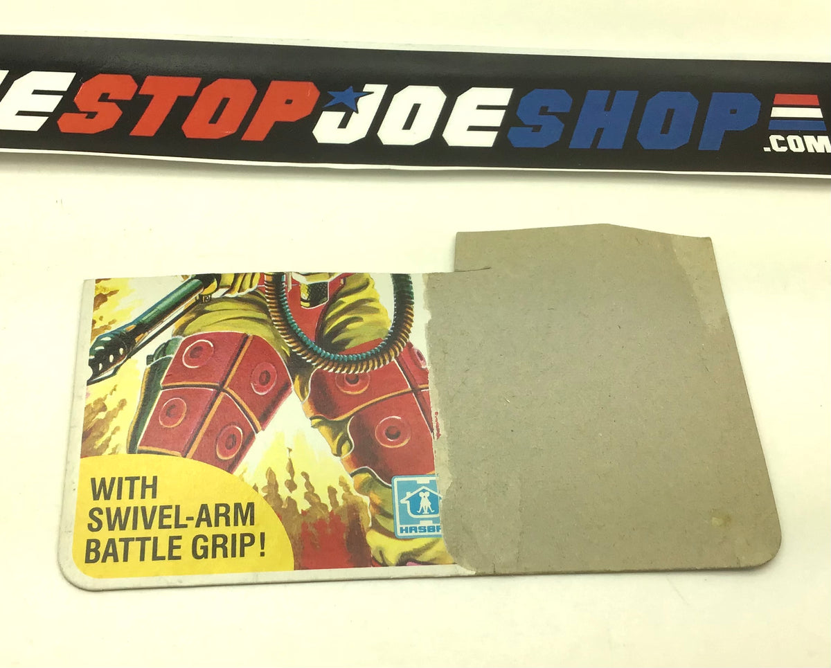 1984 VINTAGE ARAH BLOWTORCH V1 FILE CARD (g) – THE G.I. JOE SHOP ...
