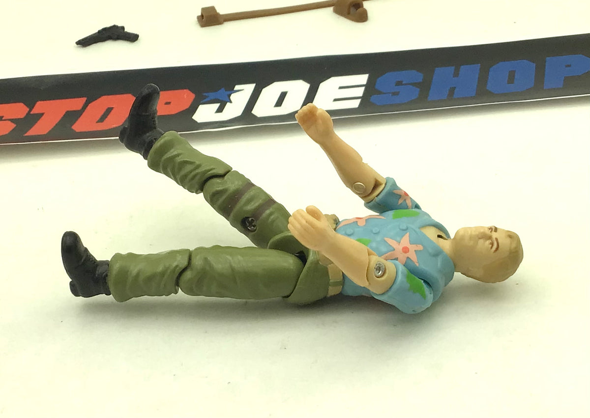 1987 VINTAGE ARAH G.I. JOE CHUCKLES V1 UNDERCOVER AGENT LOOSE 100% COM ...