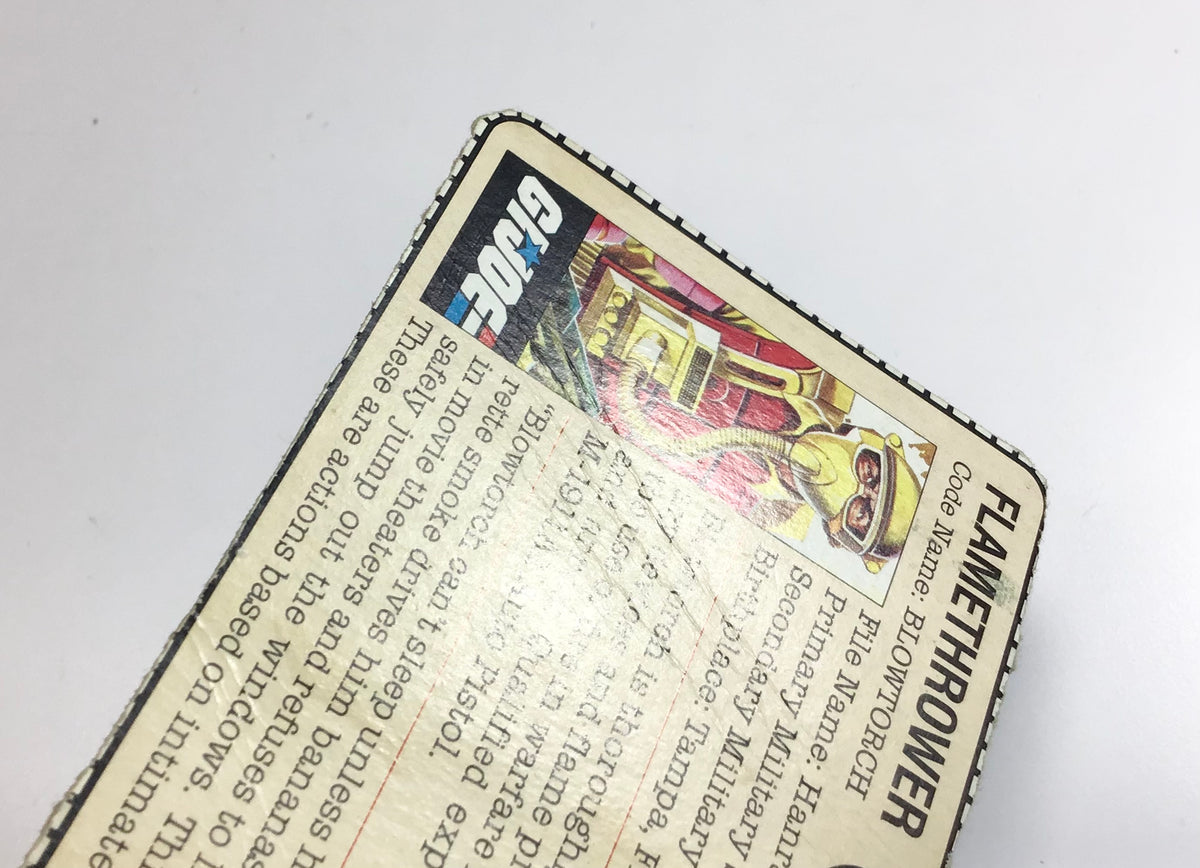 1984 VINTAGE ARAH BLOWTORCH V1 TRIPLE WIN FILE CARD W/ CARD BACK – THE ...