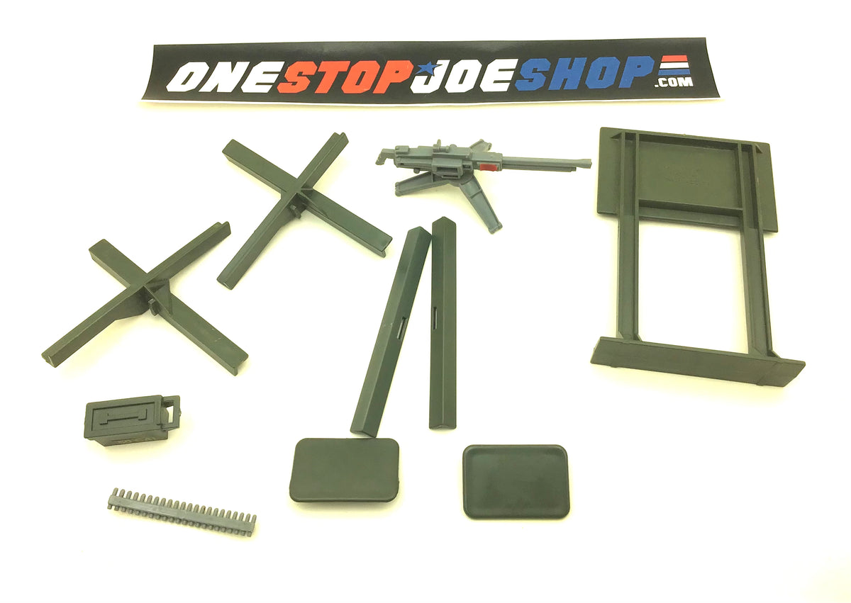 1984 VINTAGE ARAH G.I. JOE MACHINE GUN DEFENSE UNIT BATTLEFIELD ACCESS ...