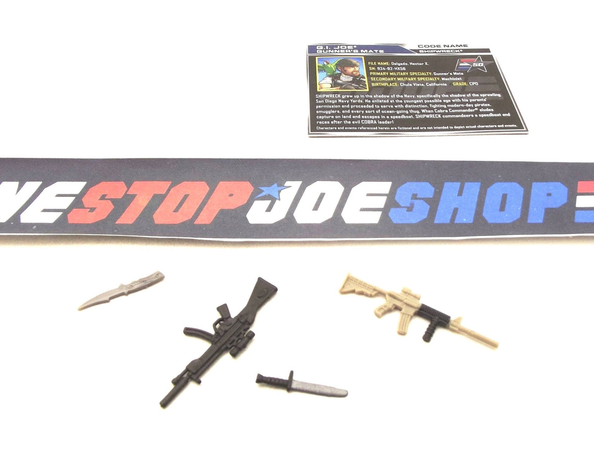 2015 50TH ANNIVERSARY G.I. JOE SHIPWRECK V19 HUNT FOR COBRA COMMANDER ...