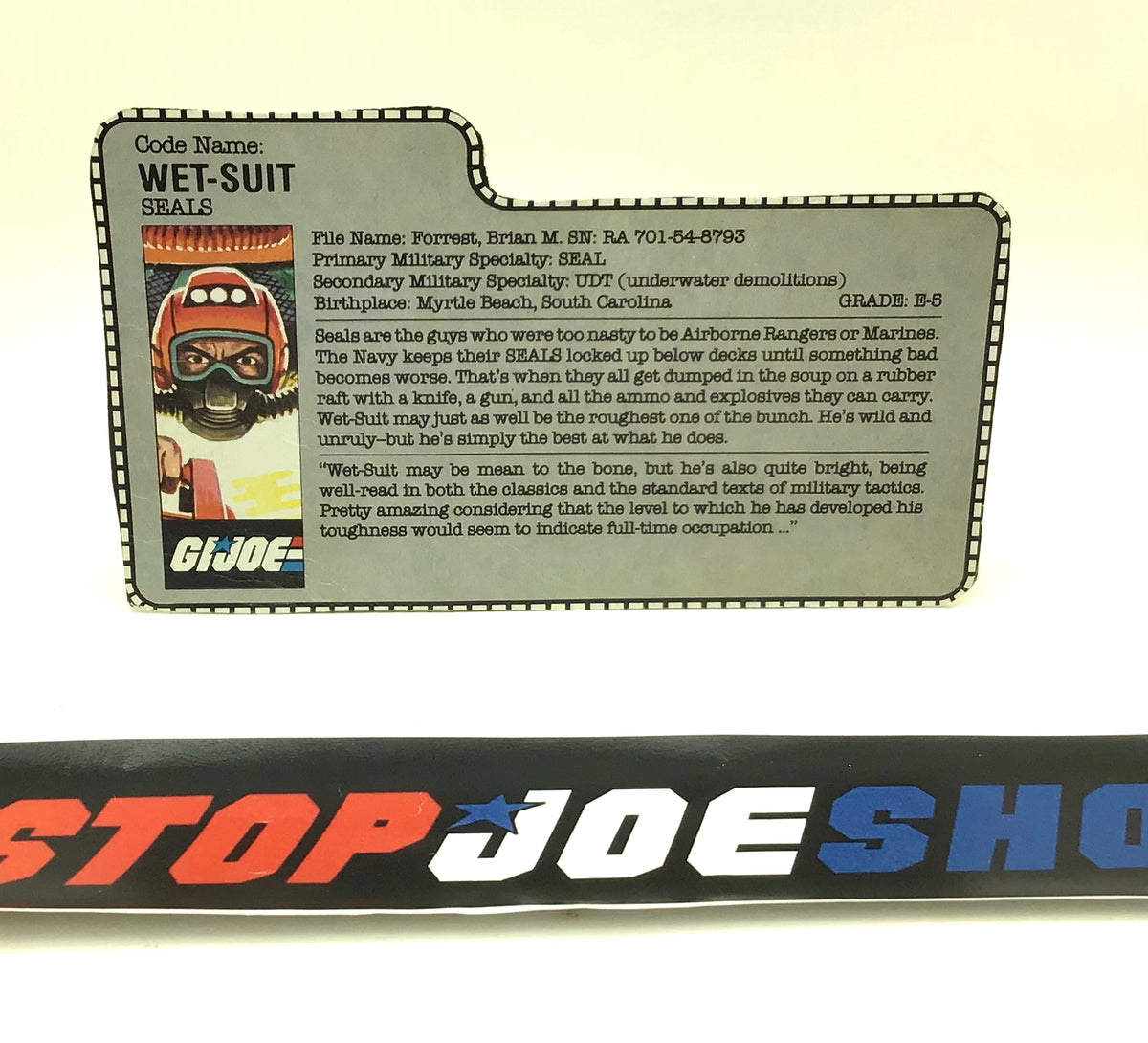 1986 VINTAGE ARAH WET SUIT V1 SLAUGHTER OFFER FILE CARD (d) – THE G.I ...