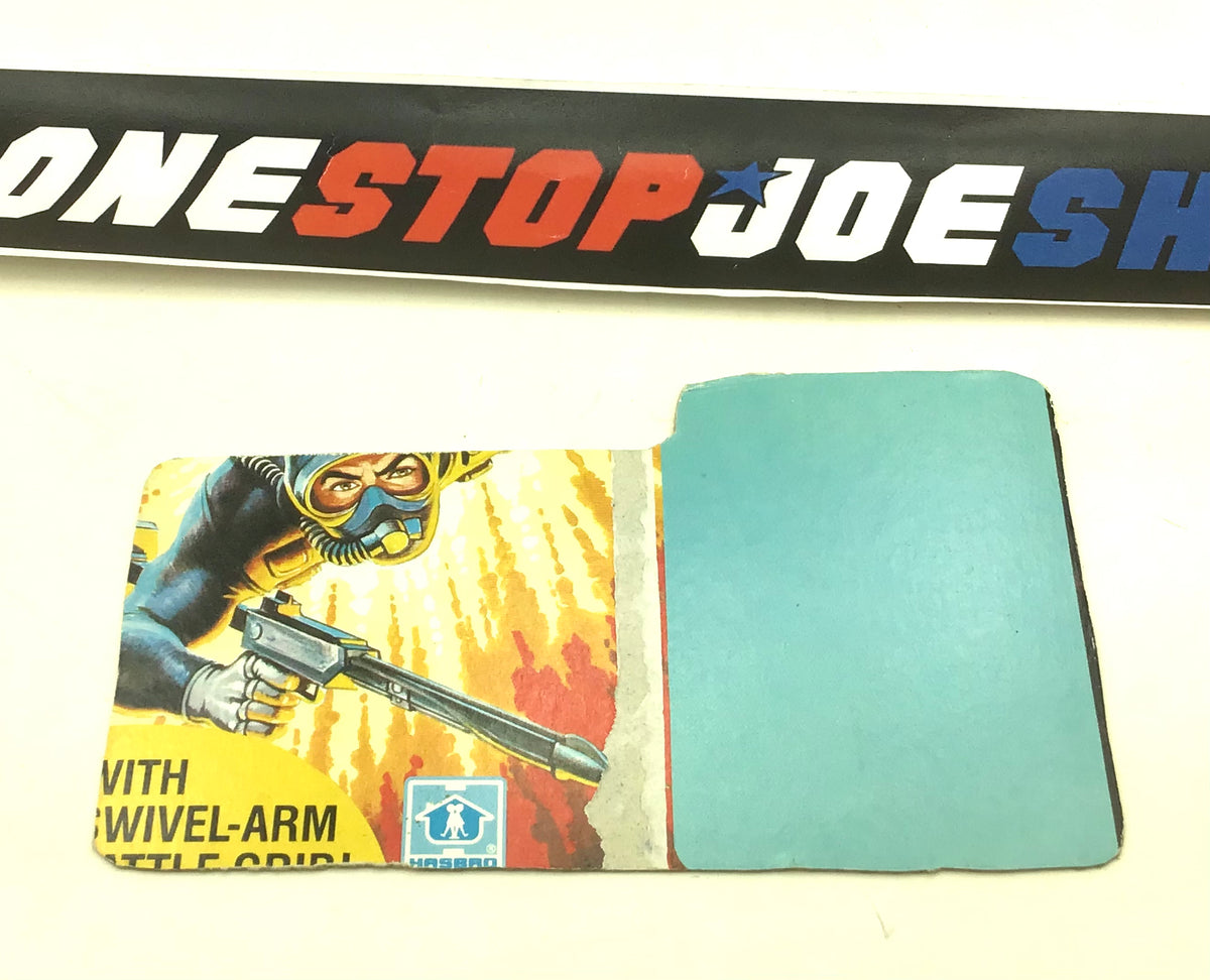 1983 VINTAGE ARAH G.I. JOE TORPEDO V1 FILE CARD (o) – THE G.I. JOE SHOP ...