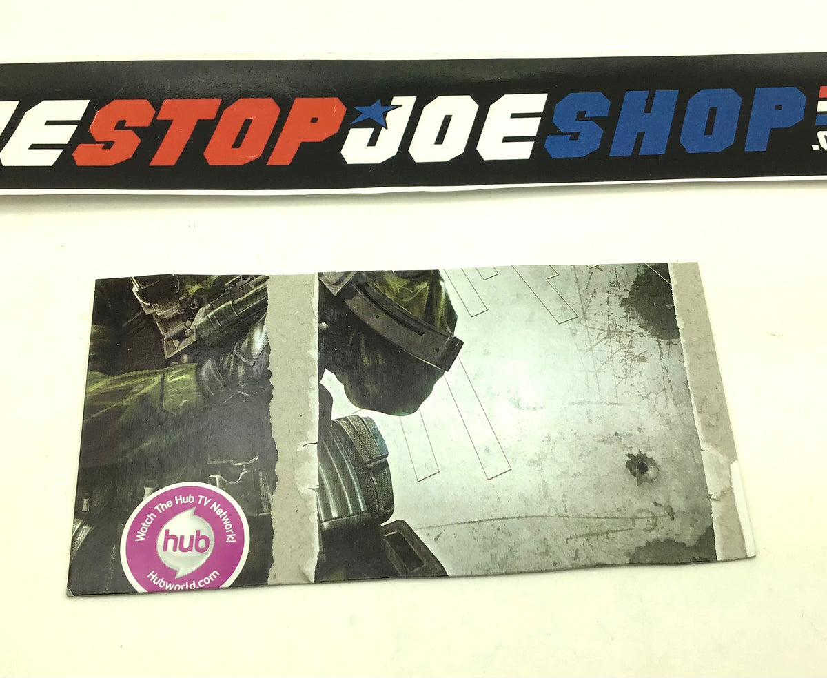 2011 30TH ANNIVERSARY SGT. STALKER V13 FILE CARD (d) – THE G.I. JOE ...