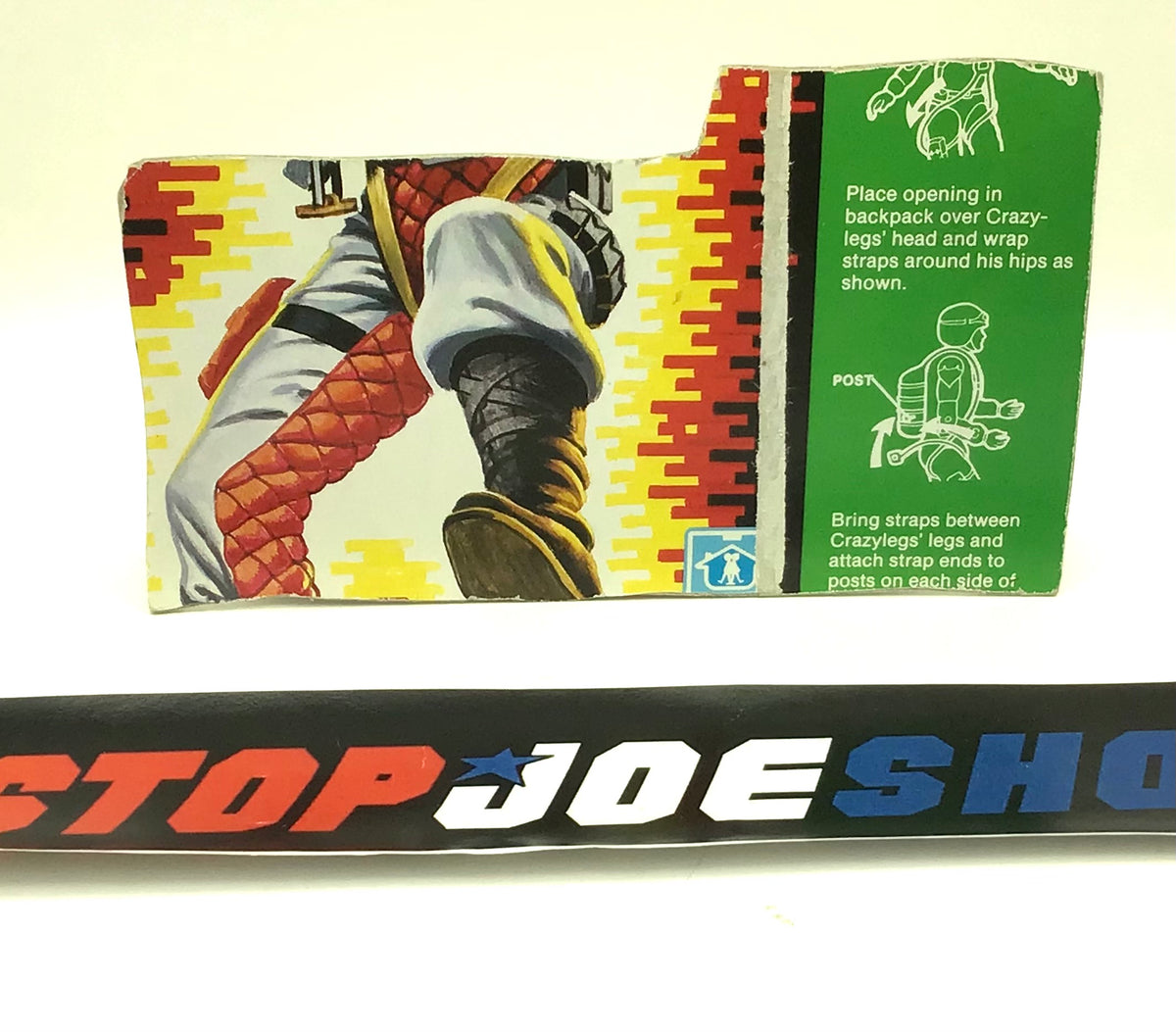 1987 VINTAGE ARAH CRAZYLEGS V1 FILE CARD (b) – THE G.I. JOE SHOP ...