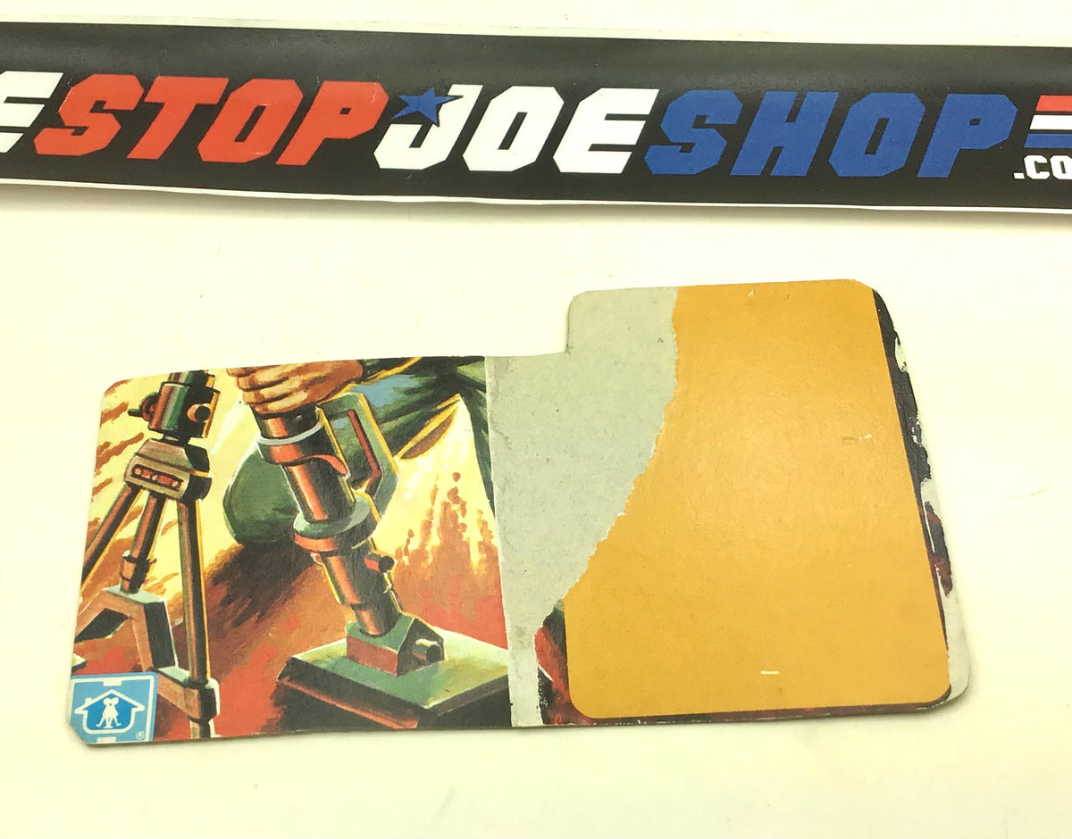1982 VINTAGE ARAH G.I. JOE SHORT-FUZE V1 FILE CARD (k) – THE G.I. JOE ...