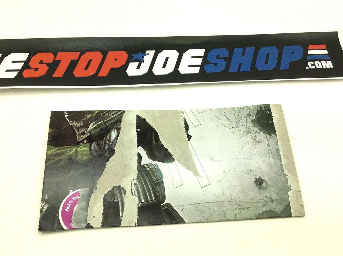 2011 30TH ANNIVERSARY SGT. STALKER V13 FILE CARD (e) – THE G.I. JOE ...